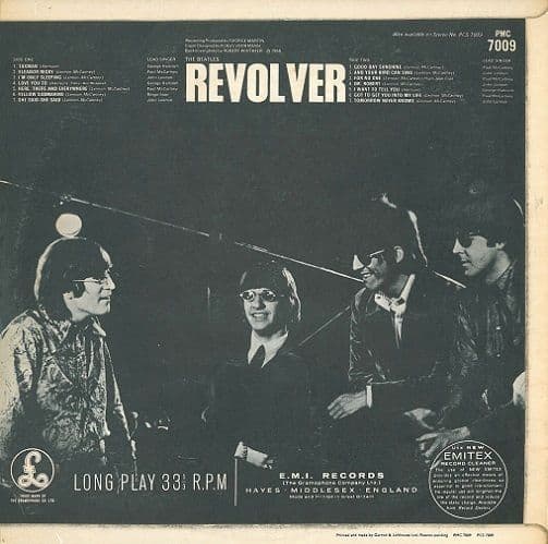 THE BEATLES Revolver Vinyl Record LP Parlophone 1966